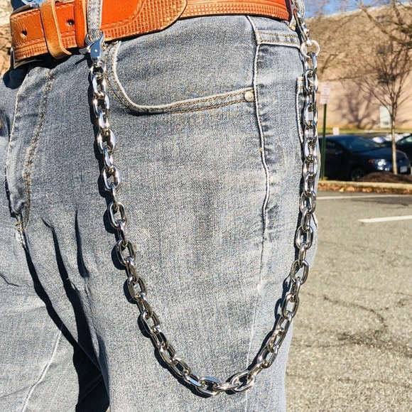 Accessories | Unisex Belt Jean Trousers Waist Chain | Poshmark